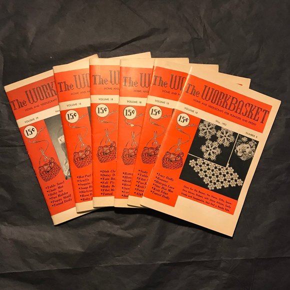 Office | Set Of 6 The Workbasket Craft Magazines Vintage | Poshmark